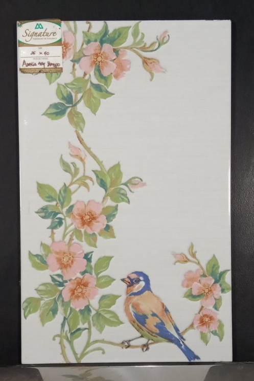 Jual KERAMIK DINDING MULIA SIGNATURE 25X40 CM AZALIA BIANCO / ART ...
