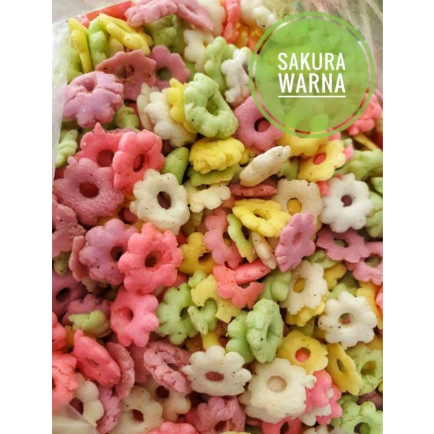 Jual Snack Riri Ajisan Sakura Warna & Pedas Manis Snack Curah Murah ...