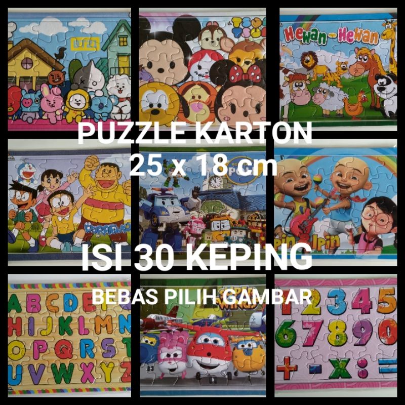 Jual Puzzle karton jadul karakter kartun | Shopee Indonesia