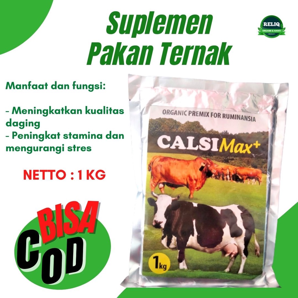Jual Suplemen Pakan Ternak Sapi fermentasi, ORGANIK PREMIX vitamin ...