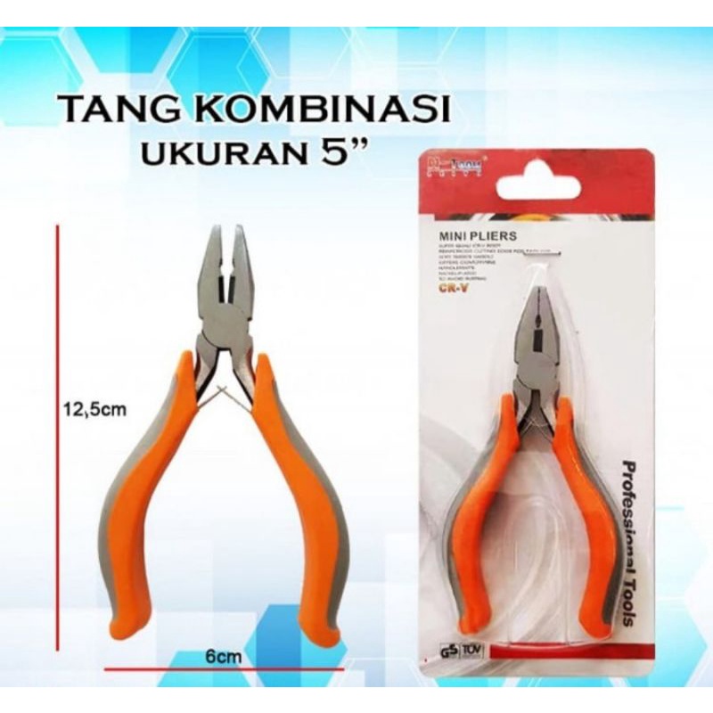 Jual Tang Jepit dan Potong / Tang Kombinasi Leiyu 5 Inci | Shopee Indonesia