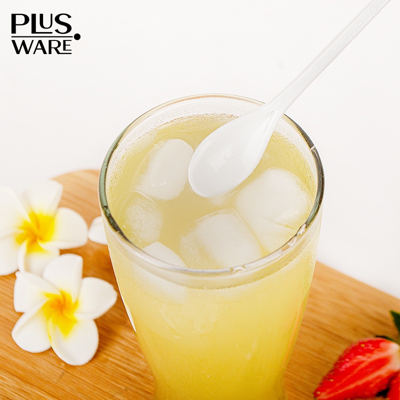 Jual Plusware Sendok Pengaduk Jus Hitam Putih (24pcs) | Shopee Indonesia