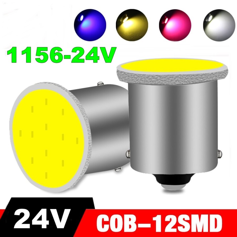 Jual Lampu LED COB 1156 12SMD 24V Sein Senja Mundur Parkir Untuk Bus ...