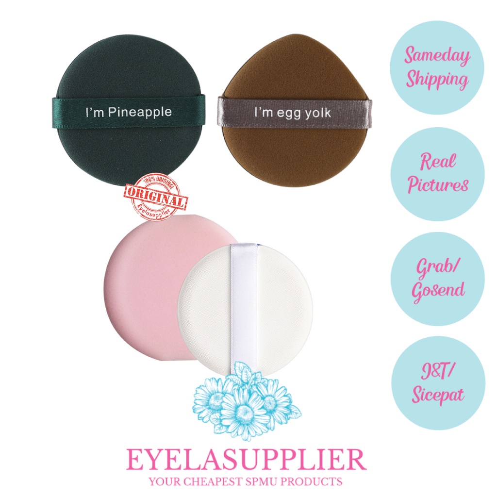 Jual Spon Bedak Foundation BB Cushion Pineapple Egg Yolk Powder PREMIUM ...