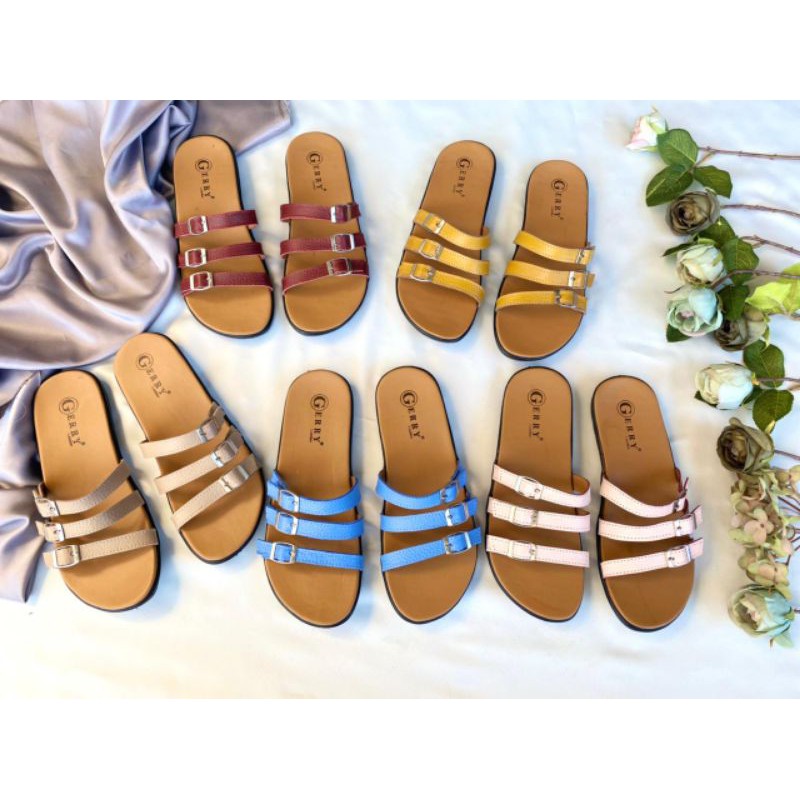 Jual SANDAL KULIT ASLI ( MILEA SANDAL ) | Shopee Indonesia
