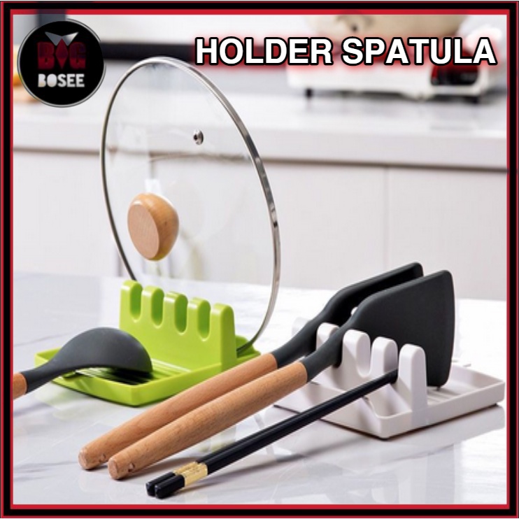 Jual BB7 - Holder Spatula Rak Tatakan Alat Masak Tutupan Panci Sumpit ...