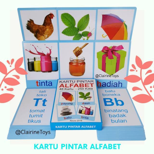 Jual FLASHCARD ALPHABET - KARTU PINTAR ALFABET | Shopee Indonesia