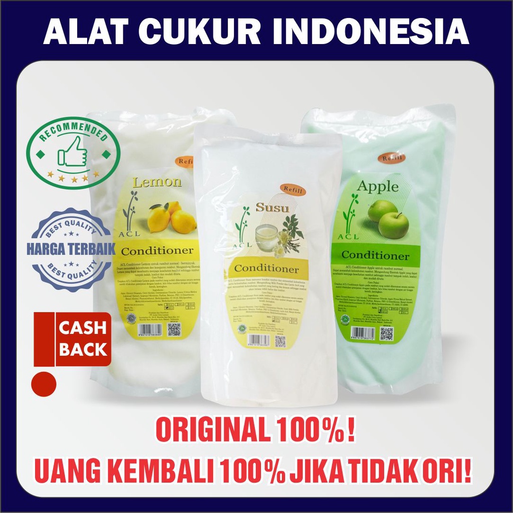 Jual ACL KONDISIONER BARBER SALON SPA REFIL 1 LITER / CONDITIONER ...