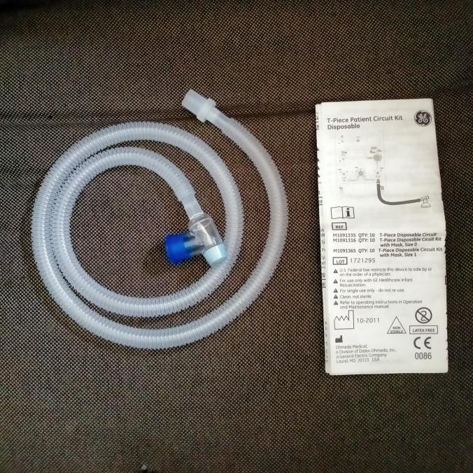 Jual Resucitation T - Piece Patient Circuit Kit Ge Original/ Selang T ...