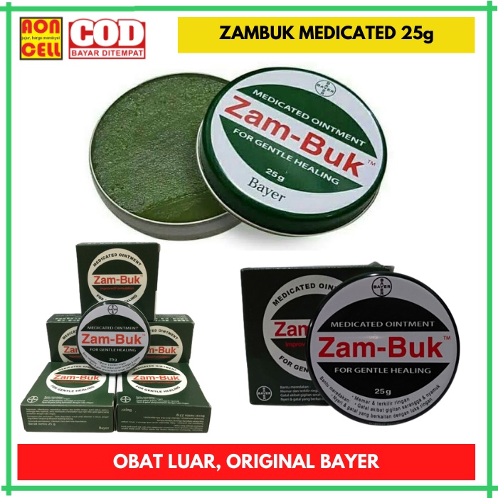 Jual Zambuk Zam-Buk Zam buk 8 gram 8gr 25 Gram 25gr Original Bayer ...