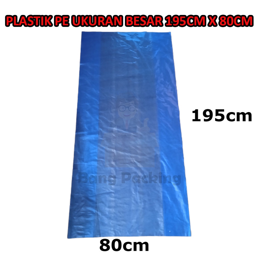 Jual Plastik PE Besar 195cm x 80cm Plastik Bungkus Ikan Plastik Ikan ...