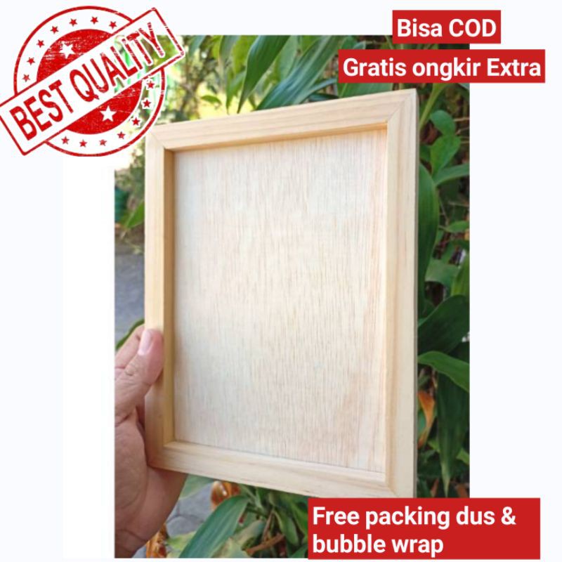 Jual PIGURA KAYU TANPA KACA, BINGKAI KAYU, FRAME KAYU, PIGURA FOTO ...