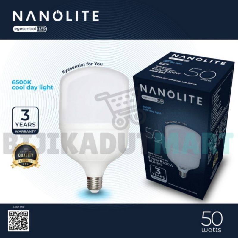 Jual LAMPU NANOLITE CAPSULE LED BULB GARANSI 3TAHUN - 50 WATT 6500K ...