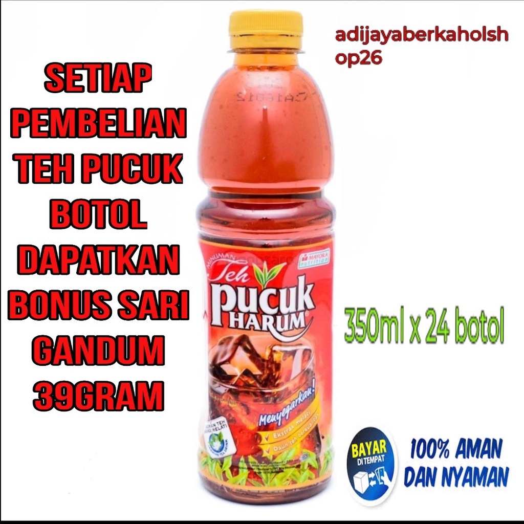Jual TEH PUCUK HARUM 350 ML 1 DUS ISI 24 BOTOL | Shopee Indonesia