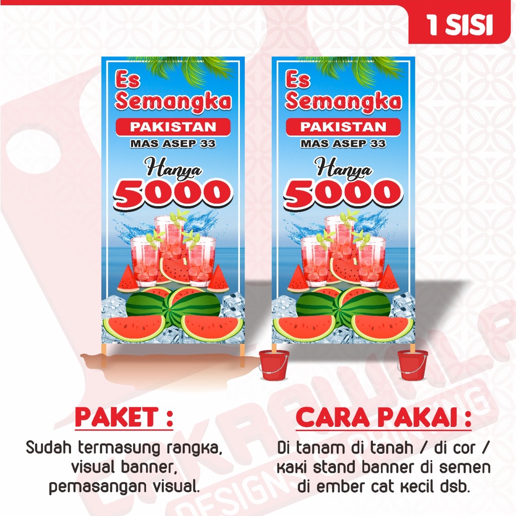 Jual STAND BANNER KAYU UKURAN 60 X 130 - SEGITIGA BANNER KAYU ...