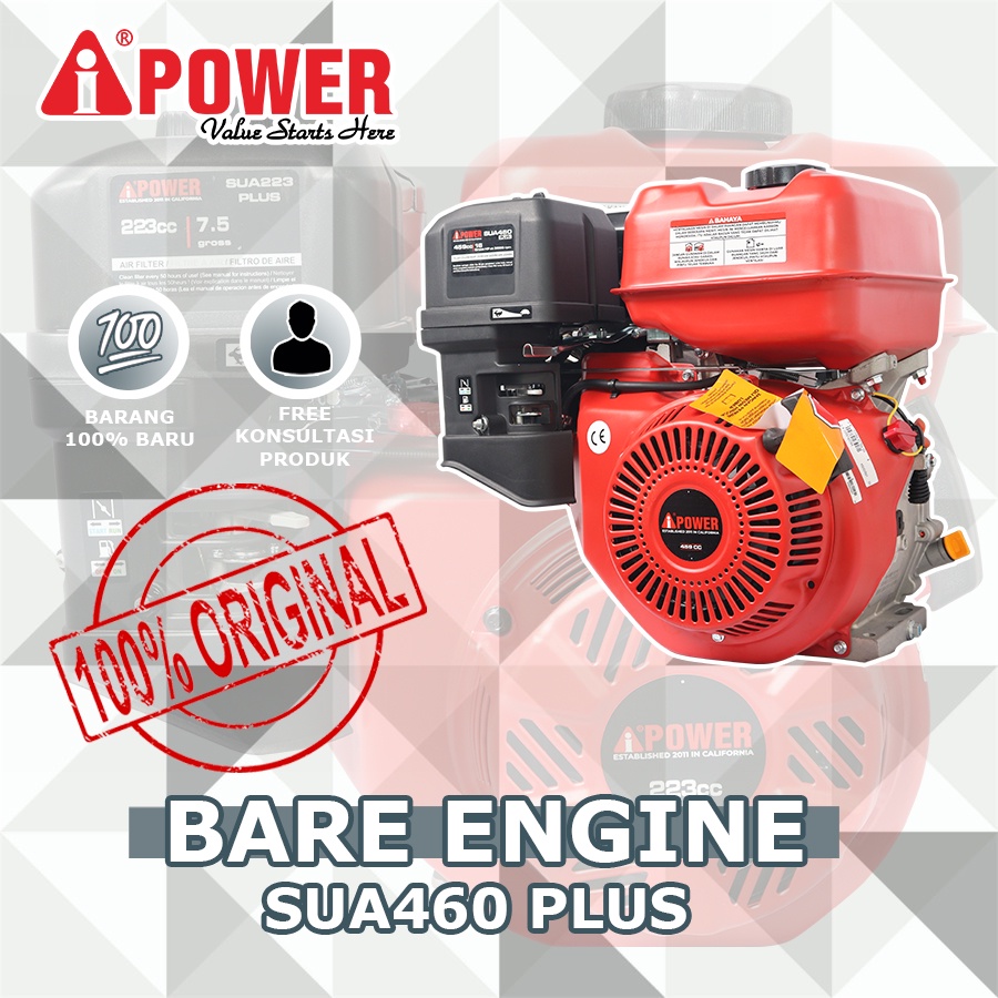 Jual AIPOWER BARE ENGINE DAN MESIN PENGGERAK SUA460 PLUS | Shopee Indonesia