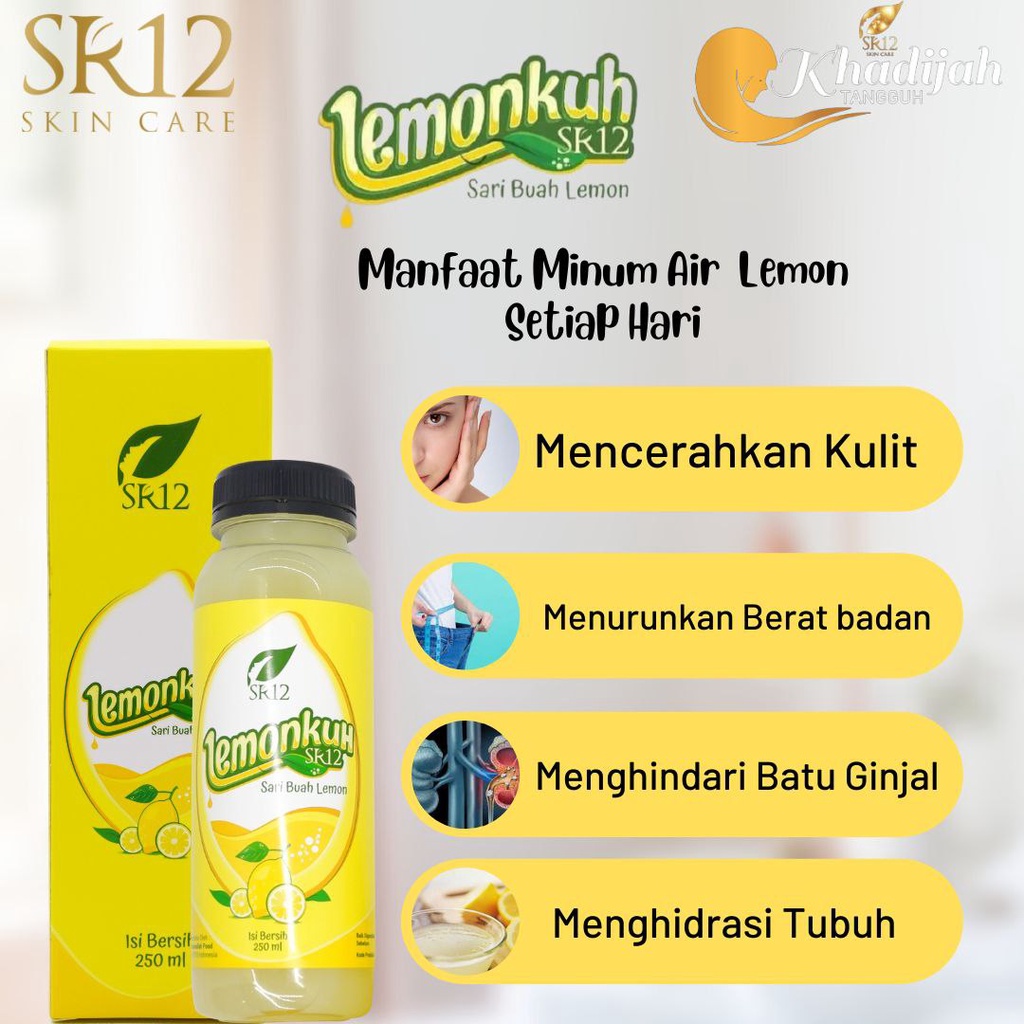 Jual Lemonku SR12 minuman sari buah lemon murni yang mengandung 99,96% ...