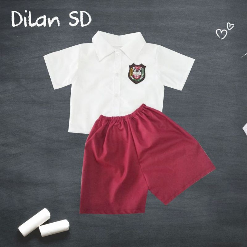 Jual BAJU SMA SMP SD DILAN MILEA (1-7 tahun) SML | Baju SMA anak | SMA ...
