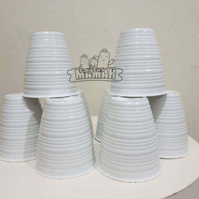 Jual Pot tawon tirus pot plastik putih | Shopee Indonesia