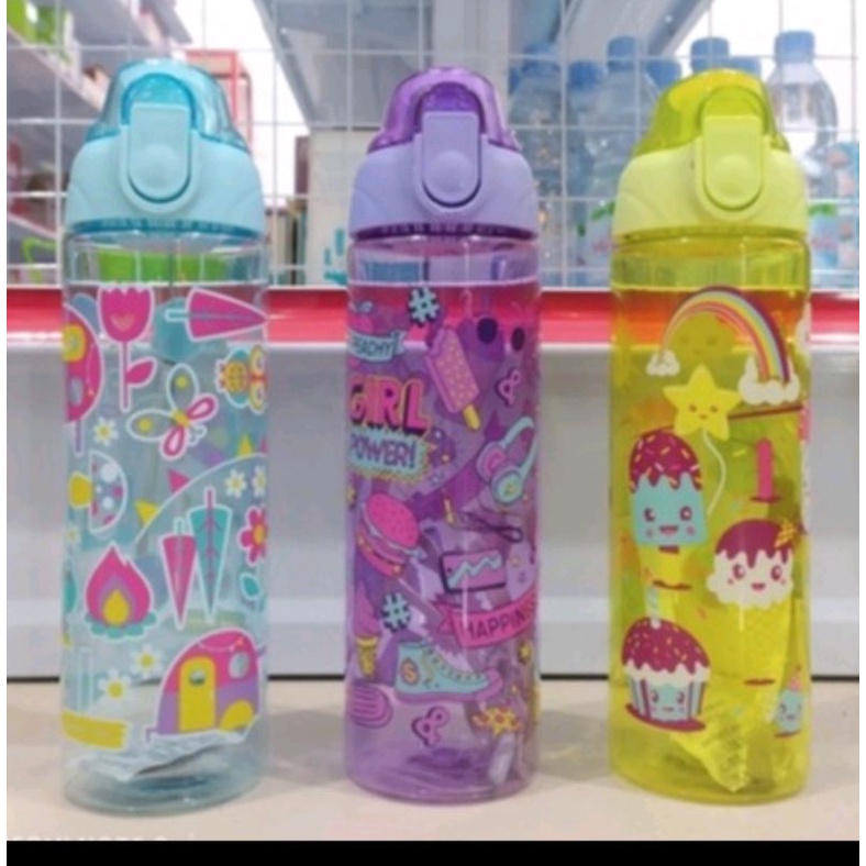 Jual BOTOL MINUM SMI.GGLE COLORFUL WARNA UK. 600ML MOTIF LUCU UNIK ...
