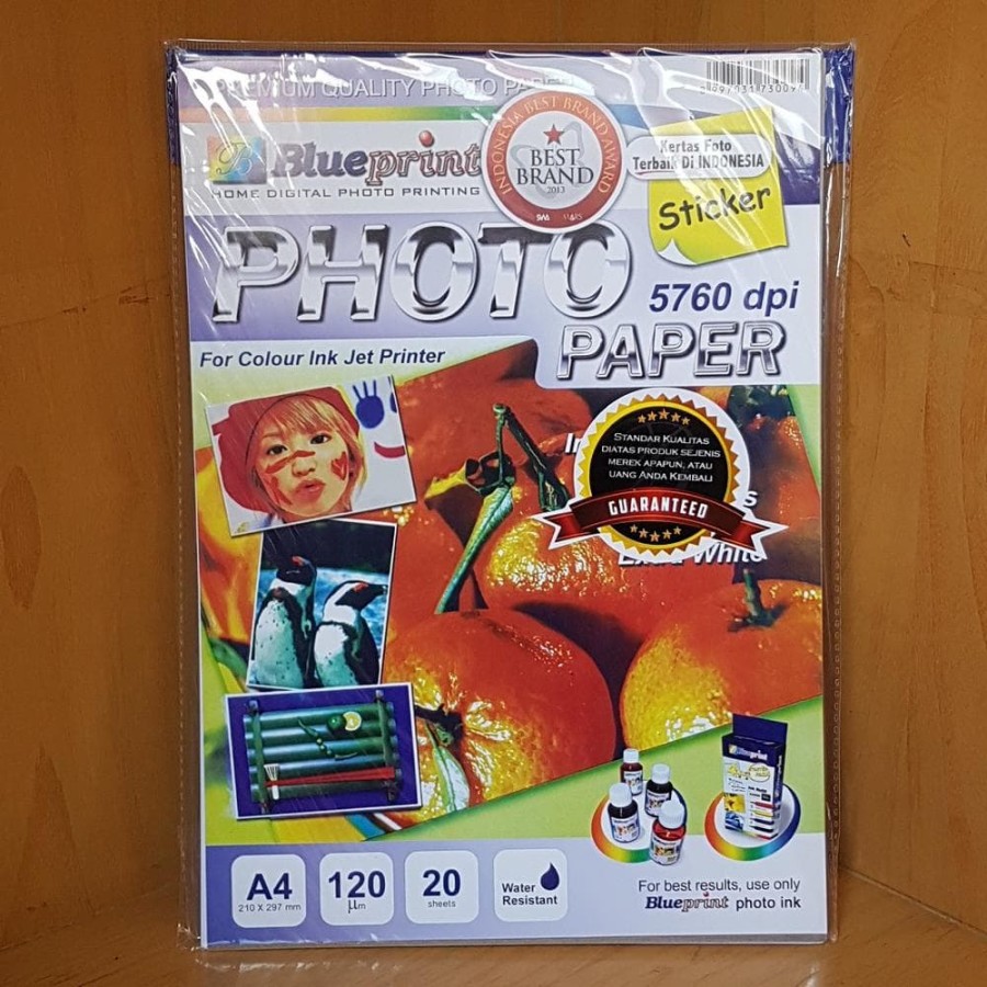 Jual Blueprint Sticker Photo Paper 20sheets | Shopee Indonesia