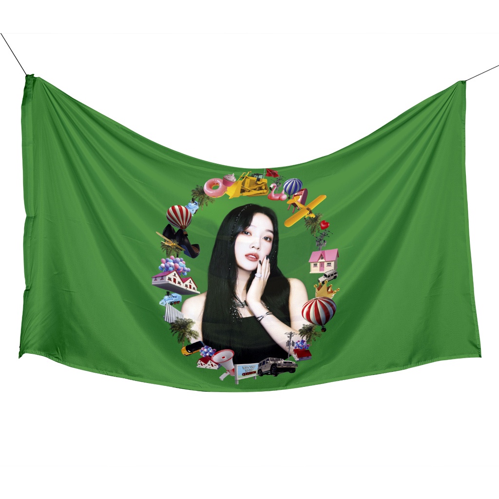 Jual Tapestry Fabric Bendera Poster Kain Flag Red Velvet Queendom ...