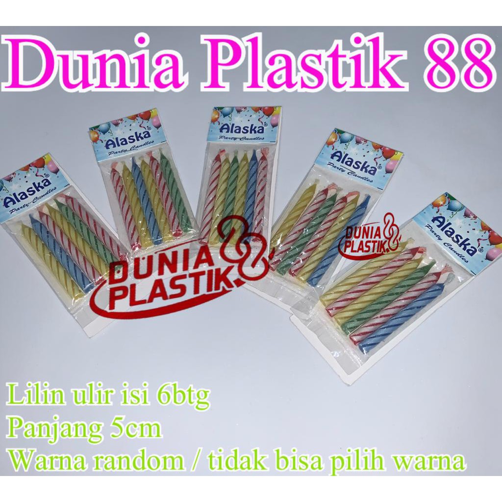 Jual isi6btg LILIN ULIR ulang tahun ultah murah warna warni rainbow ...