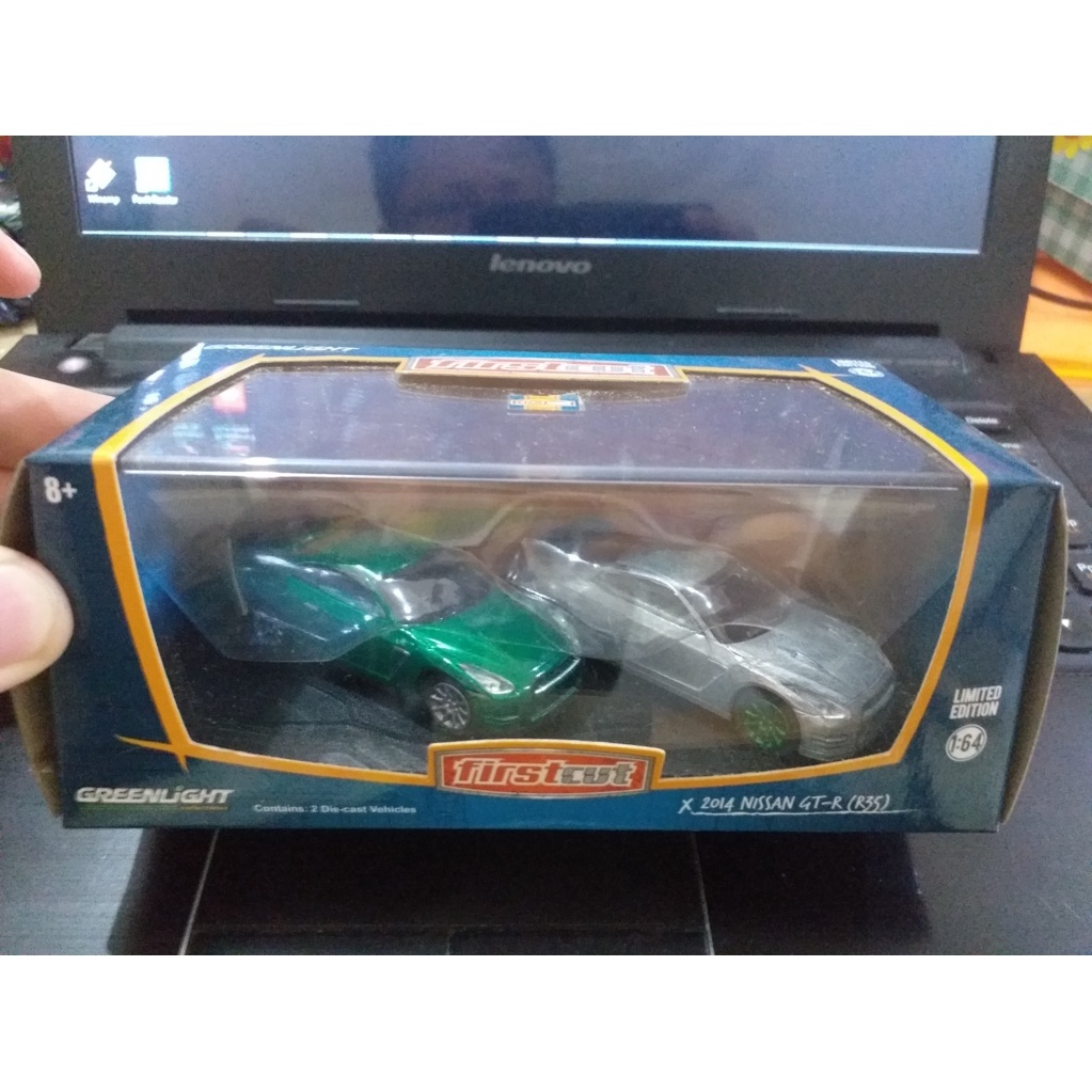 Jual GREENLIGHT GREEN MACHINE FIRST CUT 2014 NISSAN GTR R35 | Shopee ...