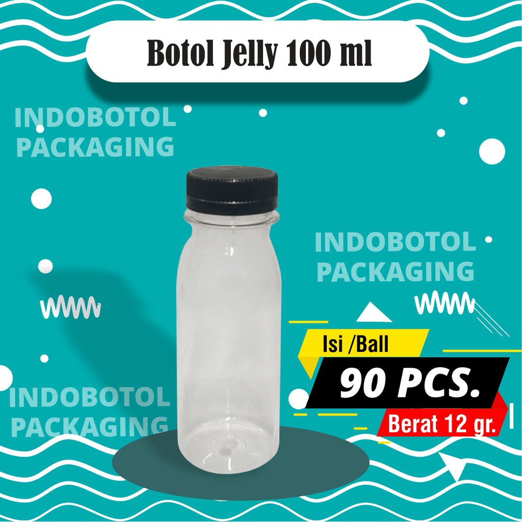 Jual botol plastik 100ml ( isi 100 pcs ) | Shopee Indonesia