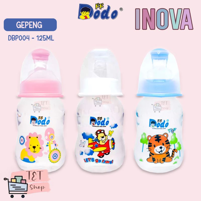 Jual Botol Dot Susu Dodo Reguler Slim Neck Nipple Gepeng Pipih