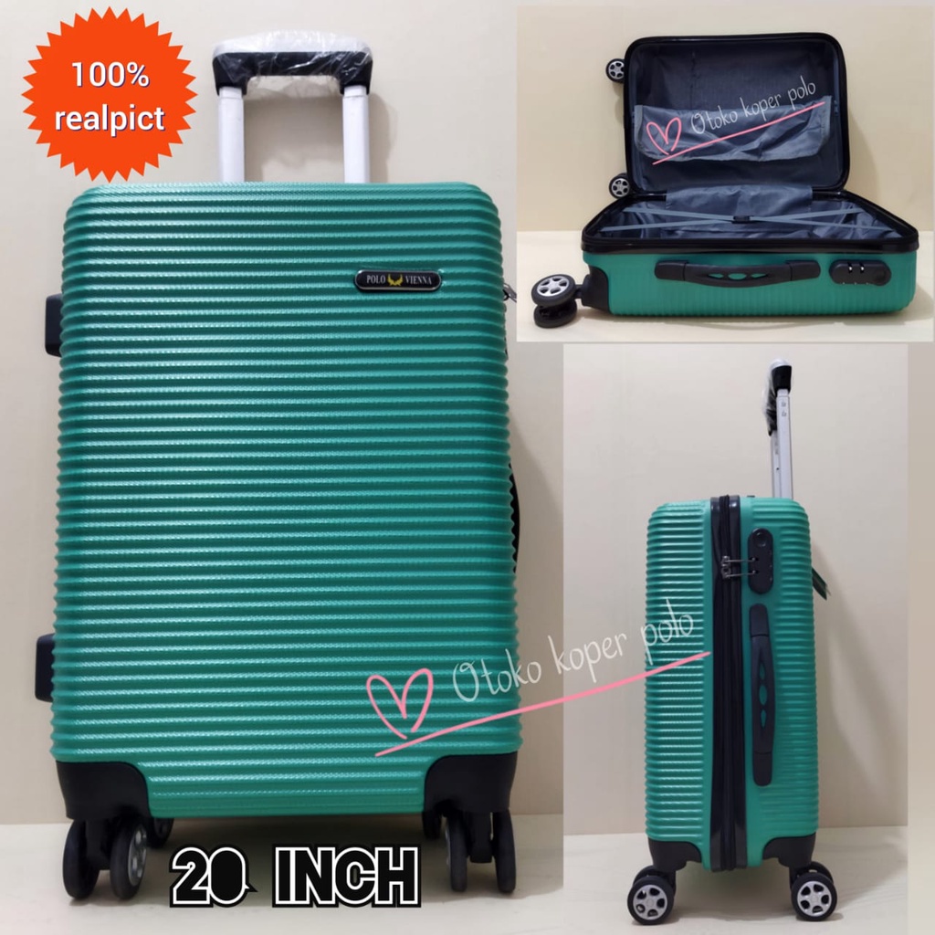 Jual KOPER 20 INCH POLO UKURAN KABIN KOPER HARDCASE KOPER MURAH 100RB ...