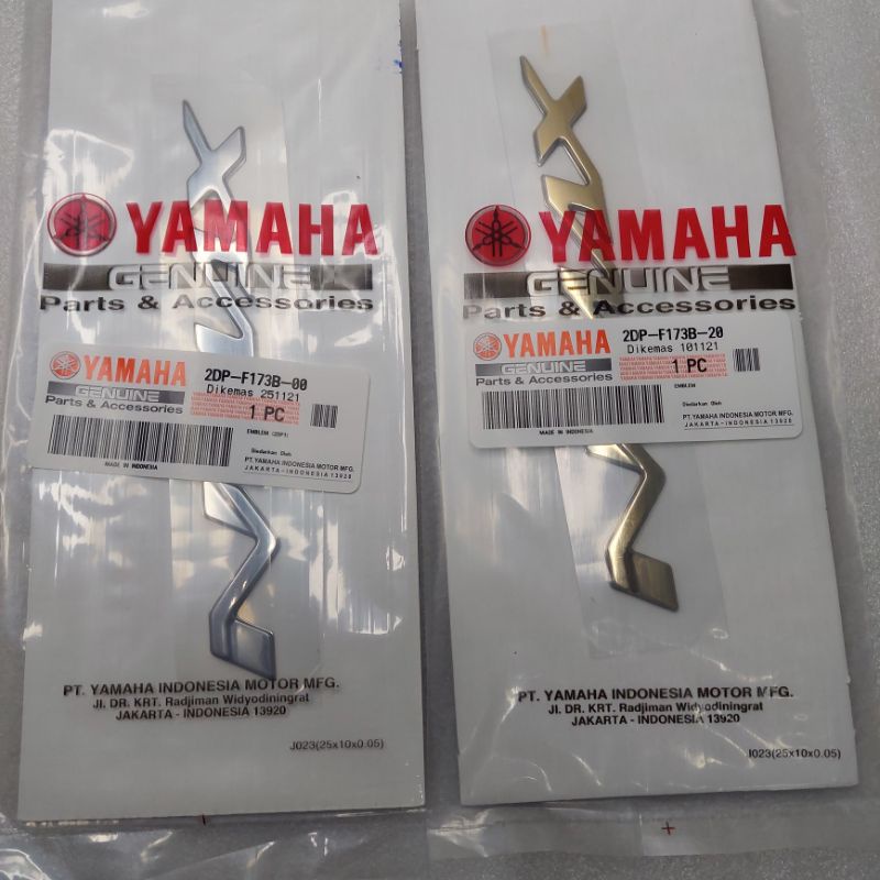 Jual Emblem stiker yamaha Nmax n max original gold 2dp f173b 20 silfer ...