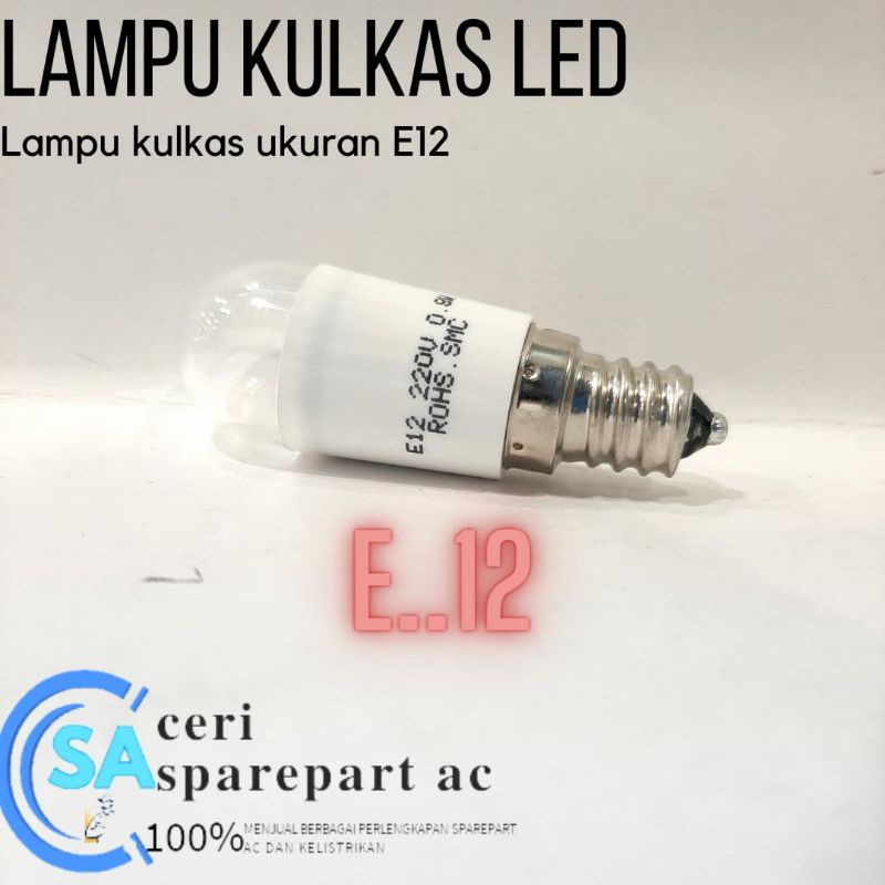 Jual LAMPU KULKAS LED E12 Cahaya putih awet 220VOLT | Shopee Indonesia