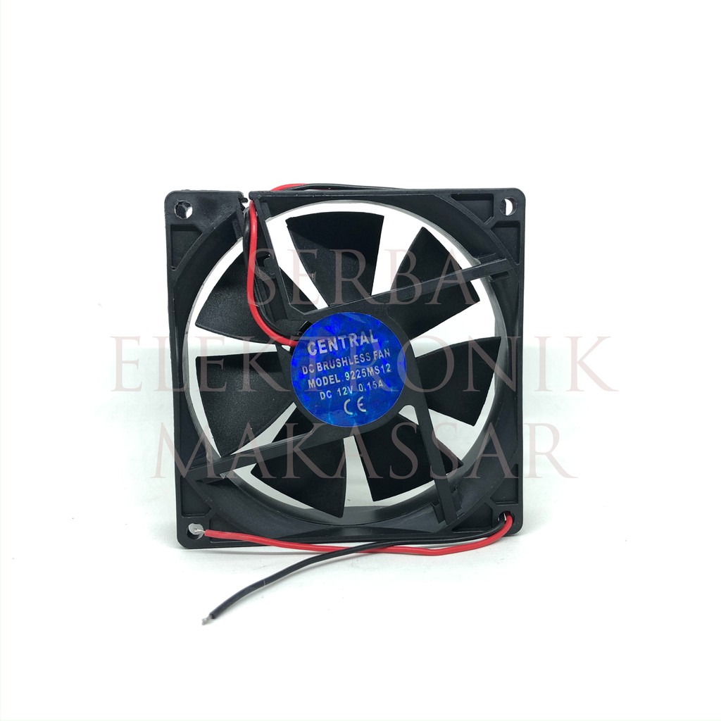 Jual Kipas Fan Panel DC12Volt Merk Central 9cm | Shopee Indonesia