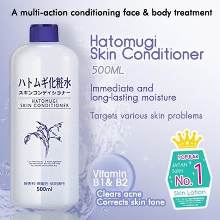 Jual HATOMUGI SKIN CONDITIONER 500ml ORIGINAL JAPAN | Shopee Indonesia