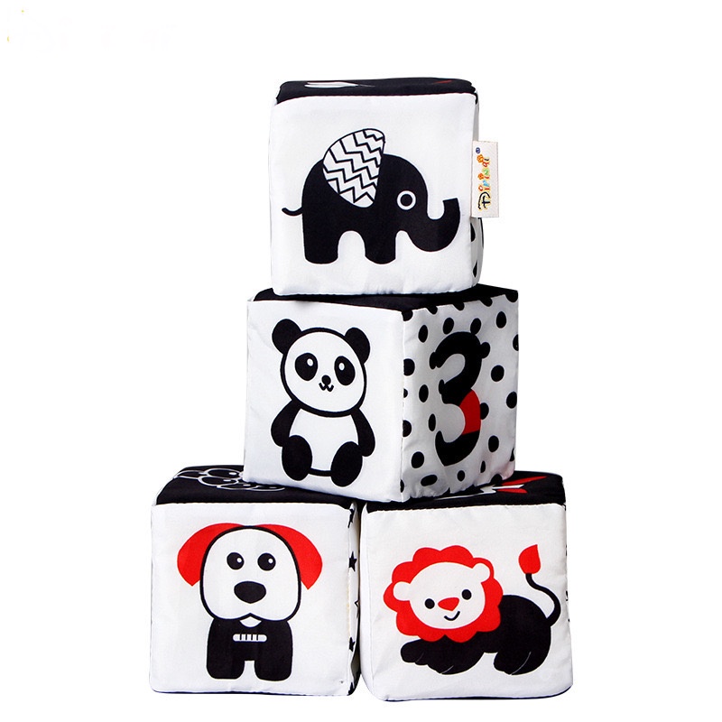 Jual CONTRAST SOFT BABY BLOCK | Mainan balok bayi baby | mainan edukasi ...