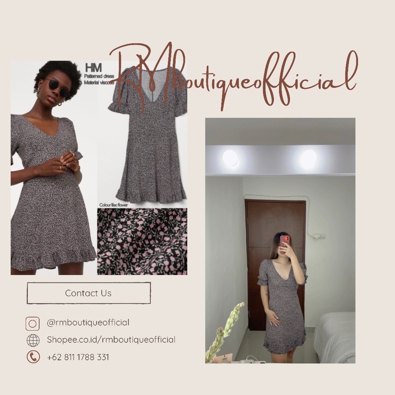 Jual Dress hnm flowers | Shopee Indonesia