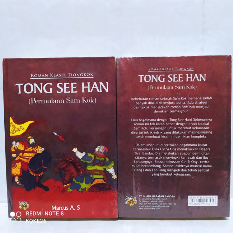 Jual BUKU ROMAN KLASIK TIONGKOK TONG SEE HAN ( Permulaan Sam Kok ...