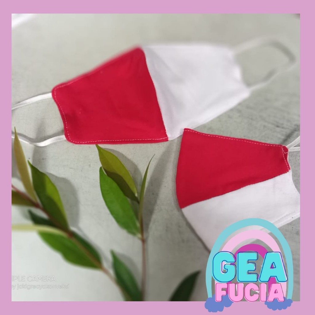 Jual MASKER KAIN MERAH PUTIH HARI KEMERDEKAAN 17 AGUSTUS | Shopee Indonesia