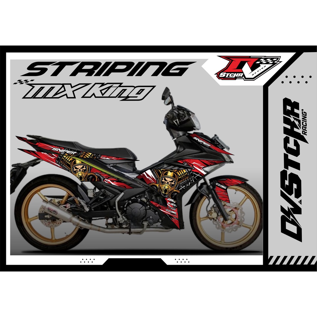 Jual Sticker Striping motor yamaha MX KING 150-Stiker variasi motor ...