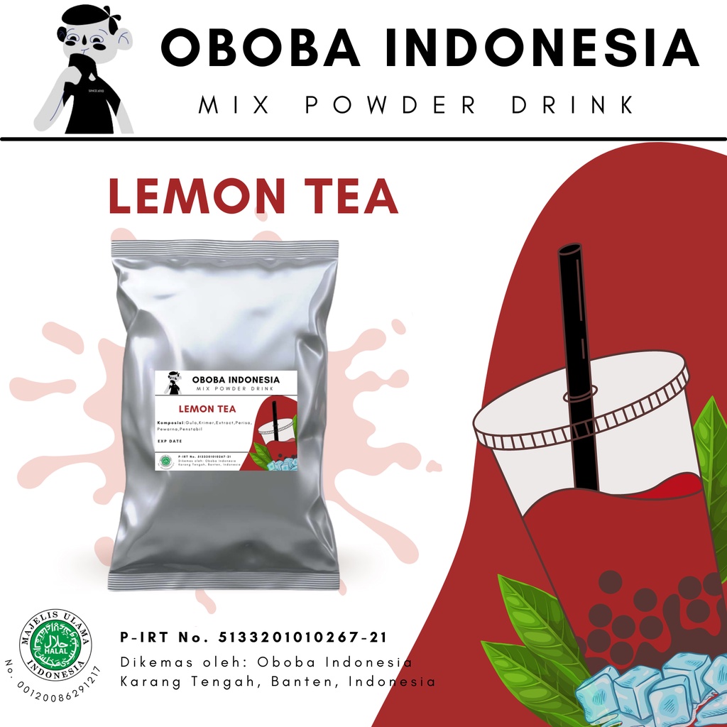 Jual Bubuk Minuman Lemon Tea 1 Kg / Ice Blended - Bubble Drink - Bubble ...
