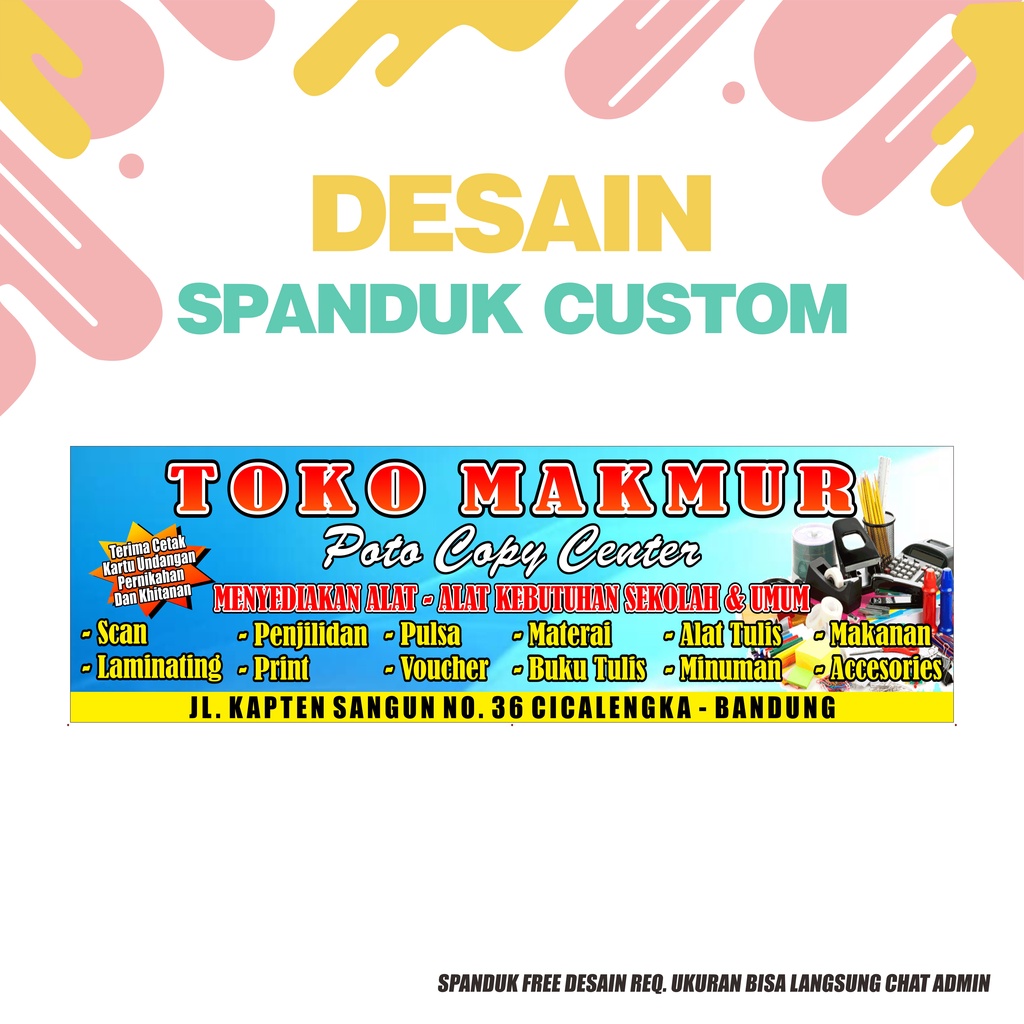 Jual SPANDUK/BANNER FOTO COPY | Shopee Indonesia