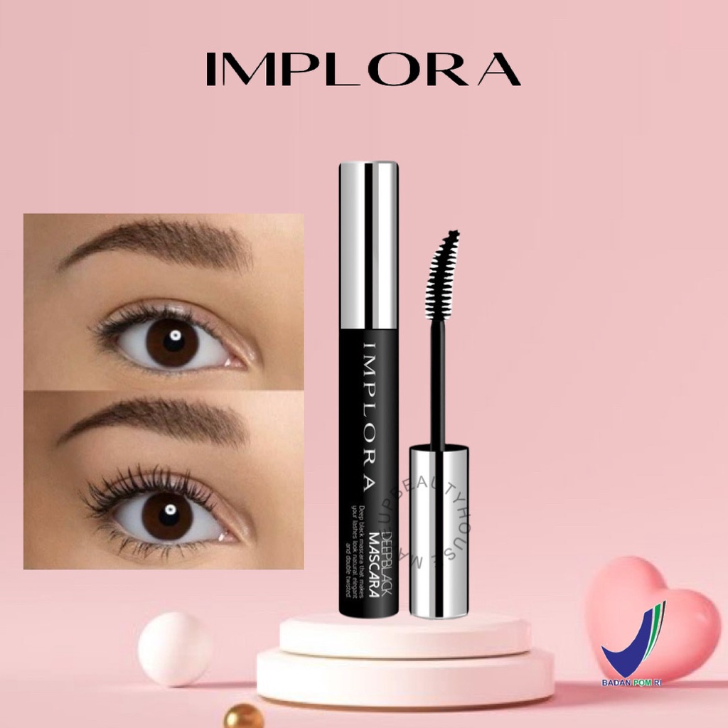Jual IMPLORA Deep Black Mascara 3.8gr | Shopee Indonesia