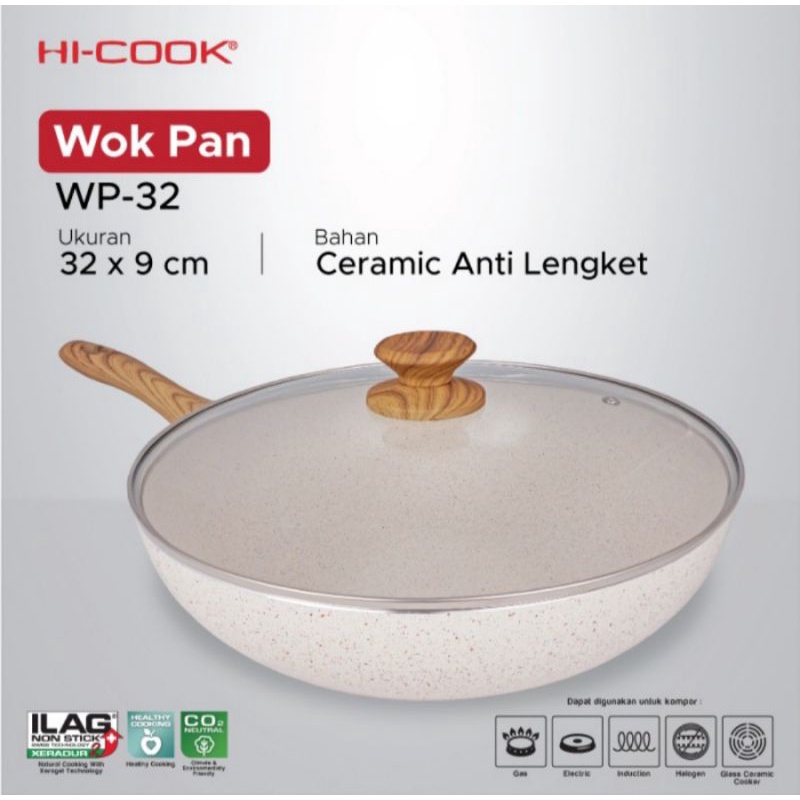 Jual Hi Cook Wok Pan/Panci Penggoreng WP-32 | Shopee Indonesia