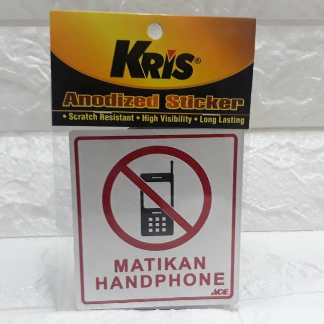 Jual TANDA - SIGN MATIKAN HANDPHONE KRIS ORIE | Shopee Indonesia