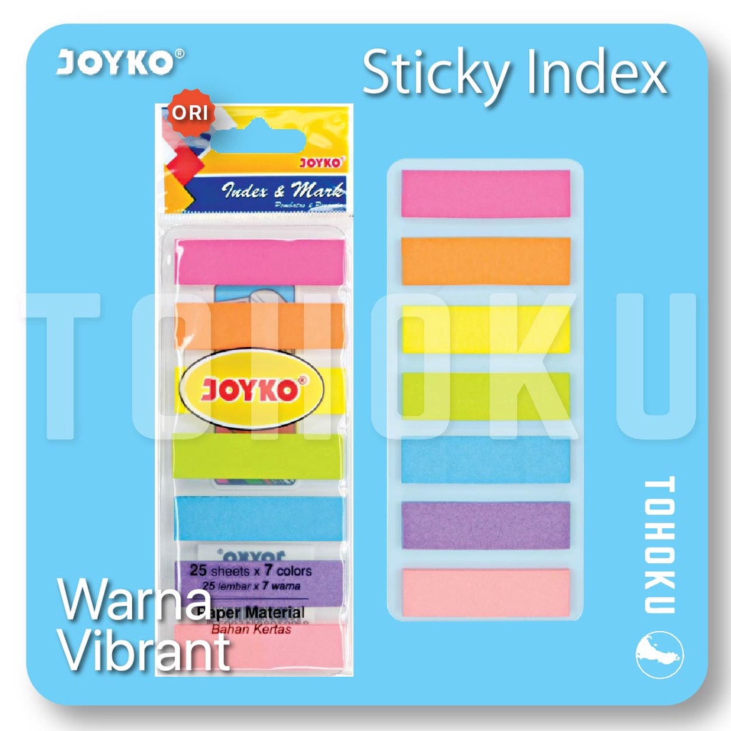 Jual Joyko Index Tabs Stickers - Label Sticker / Bookmark / Pembatas ...