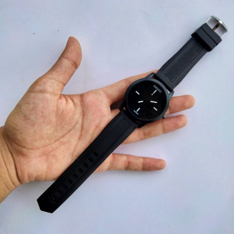 Jual WBS Jam Tangan Pria Wanita Hitam SHSHD Original Fashion Korea ...