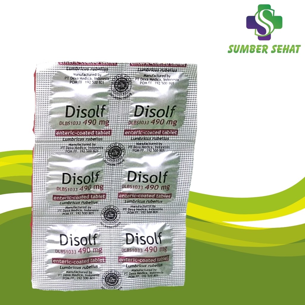 Jual DISOLF TABLET STRIP 6 TABLET | Shopee Indonesia