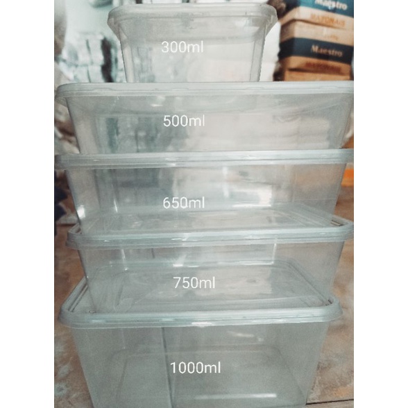 Jual Thinwall Kotak Tepak Plastik Food Container Merk Suapi 25pcs