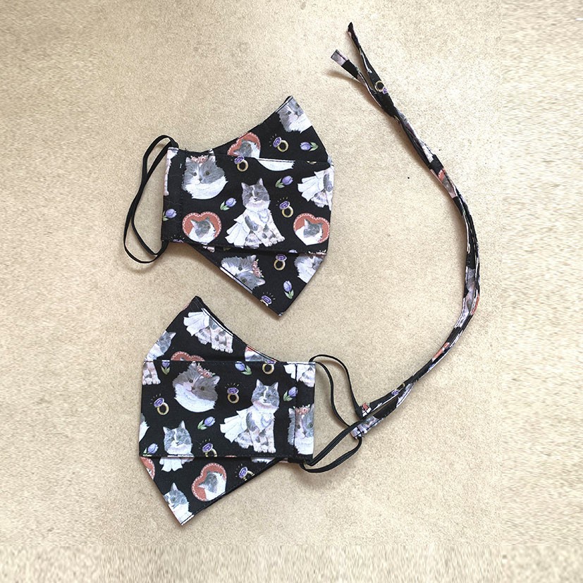 Jual MASKER ORIGAMI 3PLY MOTIF KUCING JELIBINS | Shopee Indonesia